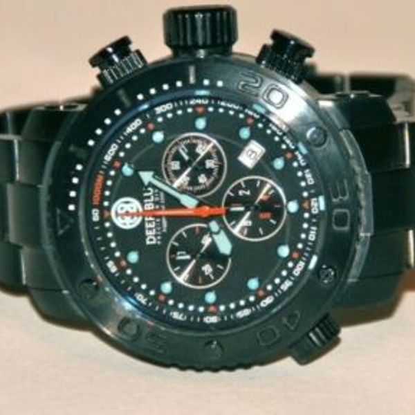 DEEP BLUE JUGGERNAUT 1000M CHRONOGRAPH COLLECTION WATCH | WatchCharts