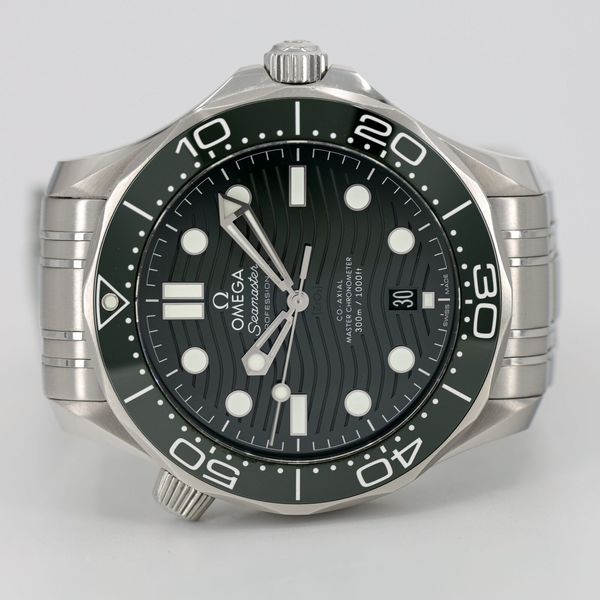 Omega Seamaster Diver 300M Green Dial 210.30.42.20.10.001 (Pre-Owned ...