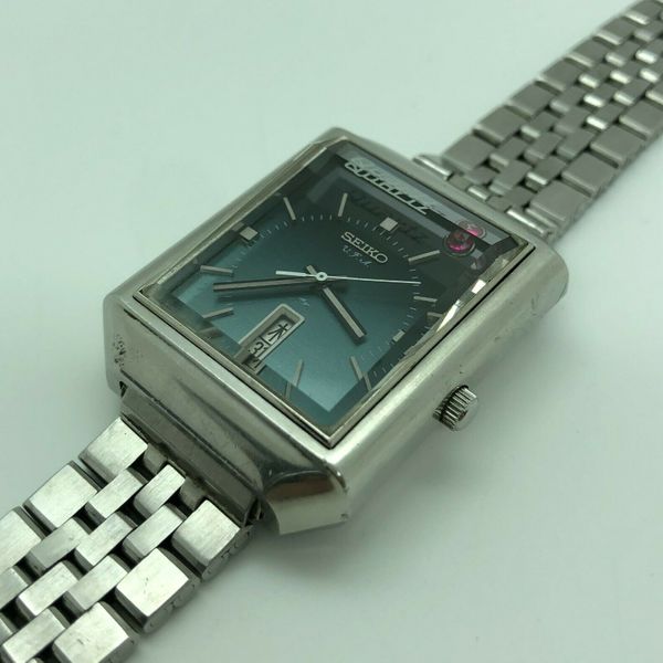 [w812] SEIKO Quartz VFA 3923-5010 Flash LED Vintage 13J New battery ...