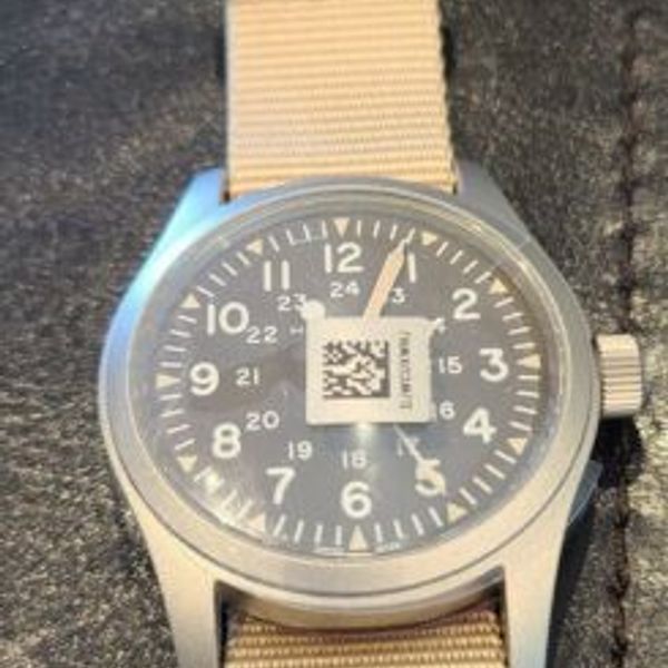 Hamilton Khaki Field Mechanical Stainless Steel Men's Watch H69439901 ...