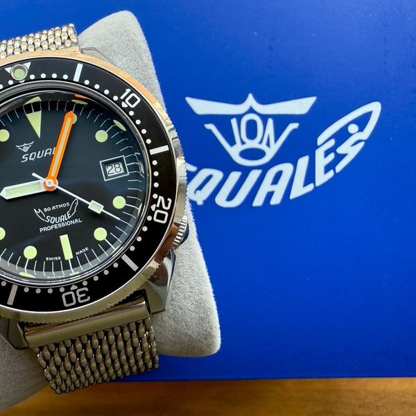 Squale Automatic Dive Watch - 1521 â Milanese Mesh Bracelet â 42mm ...