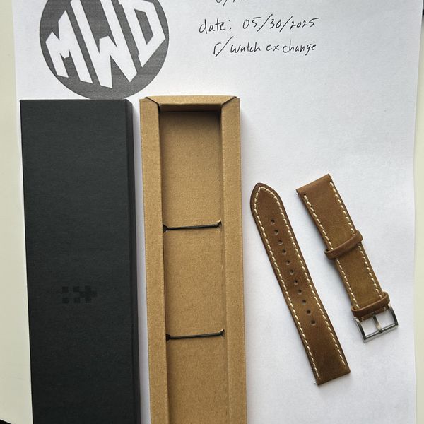 [WTS] Christopher Ward 20mm Vintage Oak Leather Strap – Very Lightly ...
