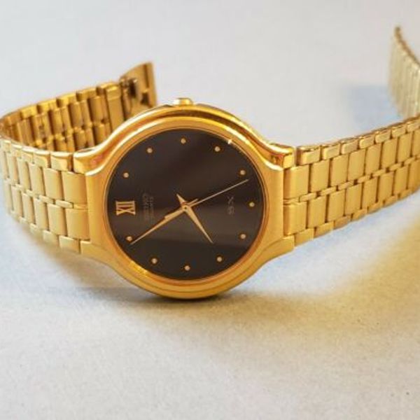 Vintage Watch Men's SEIKO Quartz Watch V701-6K00 NEW BATTERY GOD WORKING | WatchCharts Marketplace