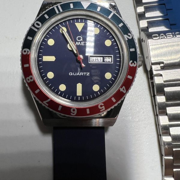 [WTS] Timex Q Pepsi with Rubber & Casio Bracelet | WatchCharts