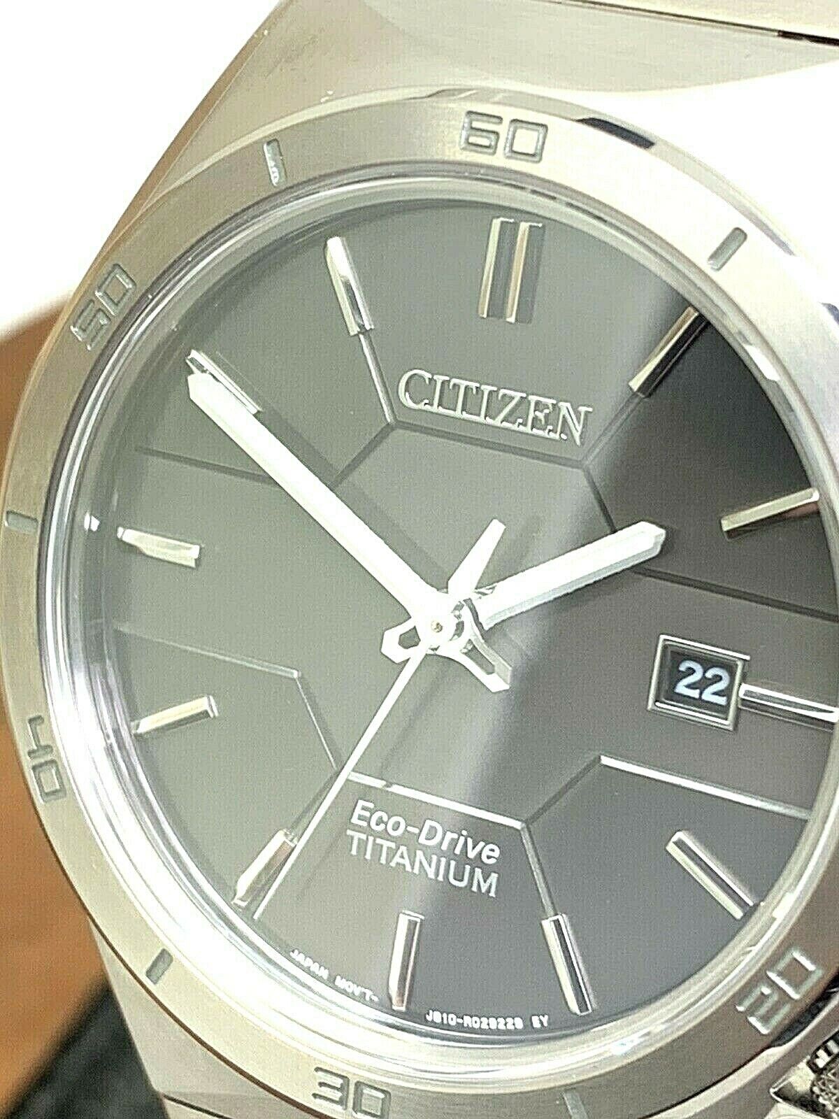 Citizen Men's Watch AW1660-51H Eco-Drive Super Armor Titanium Gray Dial ...
