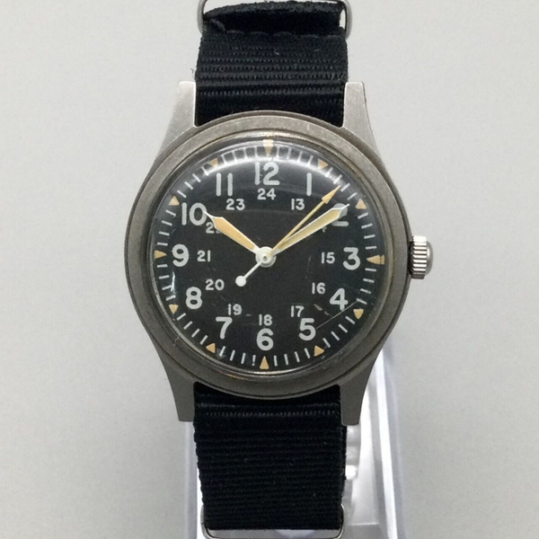 Vintage Hamilton GG-W-113 Watch US Military Mens March 1978 34mm Manual ...