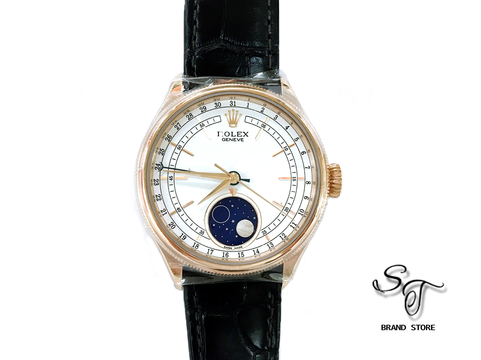 Rolex ROLEX Cellini Moon Phase / Silver Dial 50535 / K18PG / Self ...