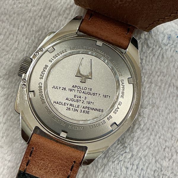 Bulova Lunar Pilot Archive Series Sapphire Crystal 96A225 Chronograph ...