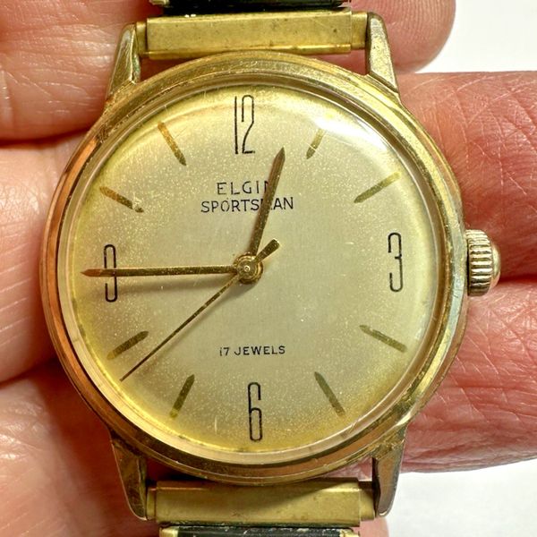 ELGIN Sportsman 17J Mens Wrist Watch - Running | WatchCharts Marketplace