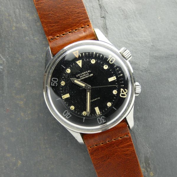 SOLD Universal Genève Polerouter Sub First Generation | WatchCharts ...