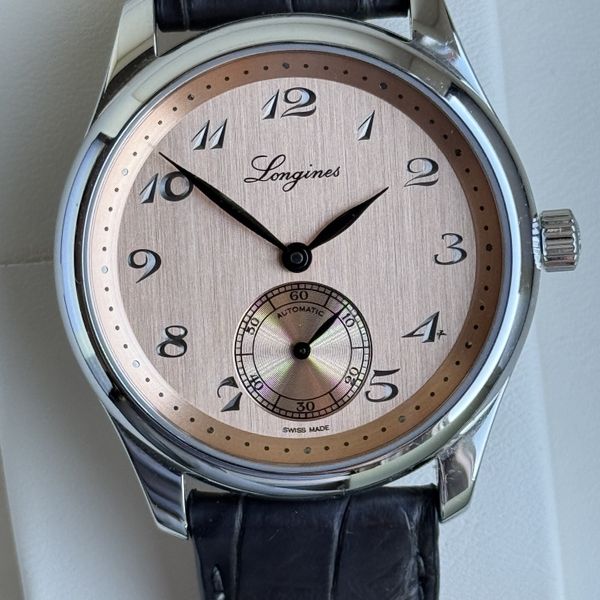 Longines Master Collection Salmon dial L2.843.4.93.2 | WatchCharts ...