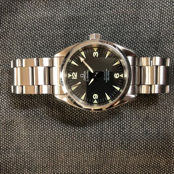 FS: Omega Railmaster 36mm Seamaster Aqua Terra BOX + PAPERS 2504.52 ...