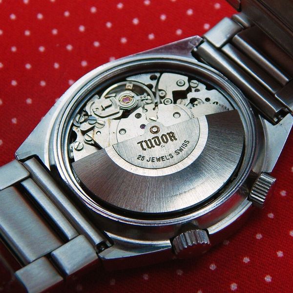 VINTAGE TUDOR ALARM FANCY WHITE COLOR DIAL 40MM STAINLESS CASE SERVICED ...