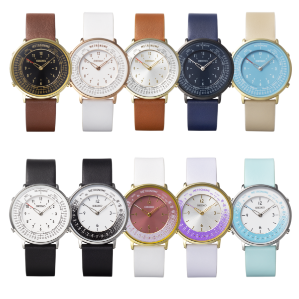 SEIKO Metronome Watch CASUAL & STANDARD LINE Collection 10 Colors ...
