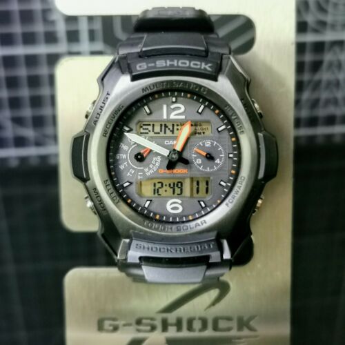 Casio G-Shock GW-2500B Gravity Defier Multiband Solar Watch Classic ...