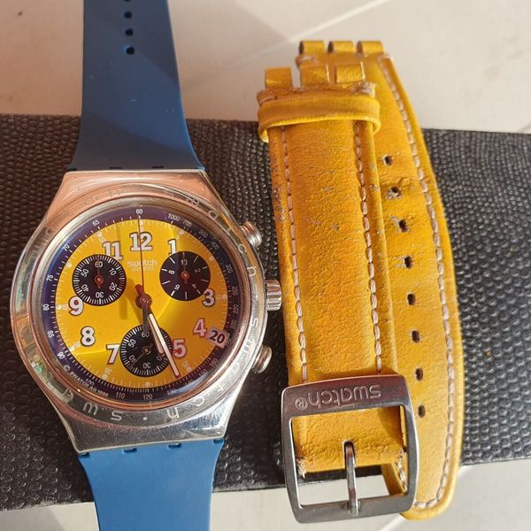 Swatch Irony Chrono Secret Agent Yellow | WatchCharts Marketplace