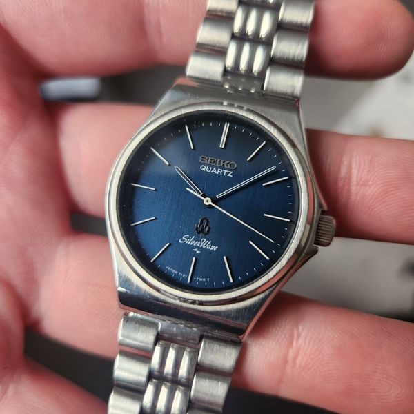 Vintage 1979, BLUE SEIKO QUARTZ SILVERWAVE, 7121-701A, JDM ...