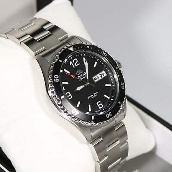 Orient Mako II Automatic Men's Black Dial Watch FAA02001B9 ...