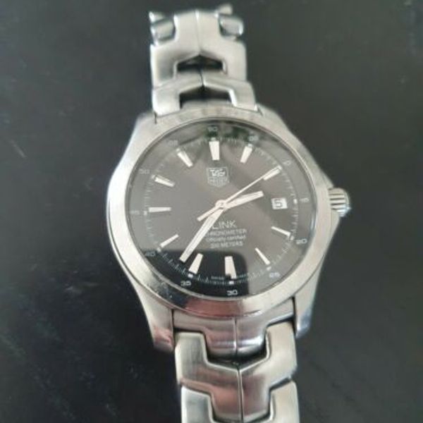 TAG HEUER GENTS WRIST WATCH MODEL NUMBER WJF 5112 LINK CHRONOMETER ...