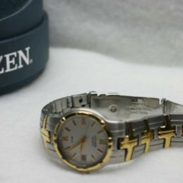Vintage Ladies Citizen WR50 Quartz Two Tone 1012-S029287 with Box ...