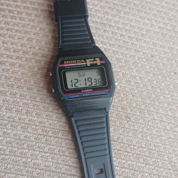Vintage Casio F87 HONDA F1 | WatchCharts Marketplace