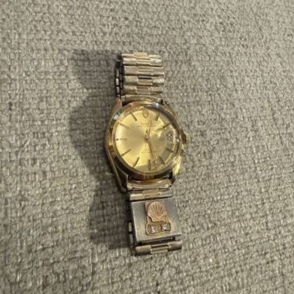 ROLEX TUDOR PRINCE OYSTERDATE ROTO SELF WINDING 1980 WORKS SHELL OIL ...