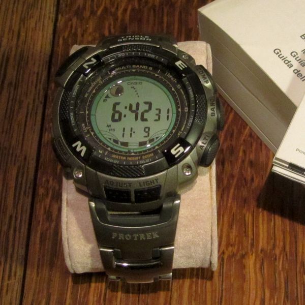 FS : Casio Protrek PRW-1500T-7VER Titanium | WatchCharts Marketplace