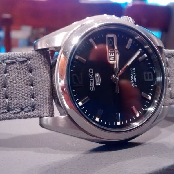 FS Seiko snk393 with Barton canvas | WatchCharts Marketplace