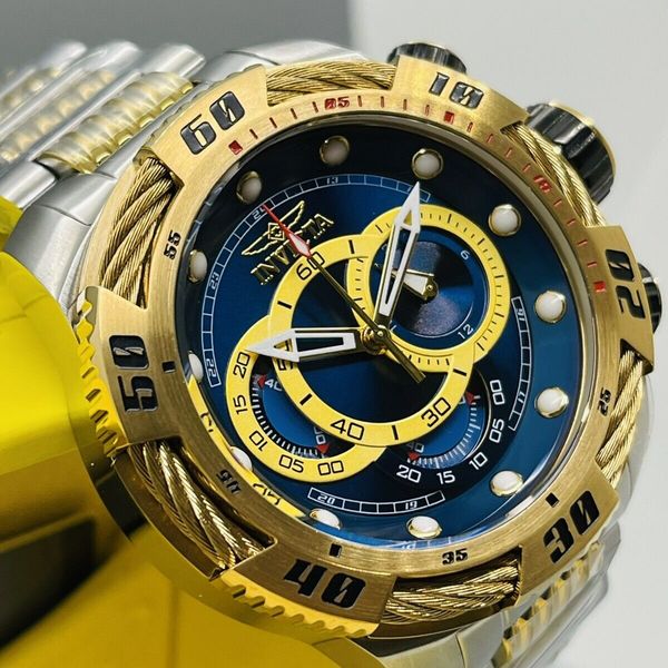 Rare Invicta Men's 50mm Speedway Viper Gen 3 SS Case Blue Dial ...