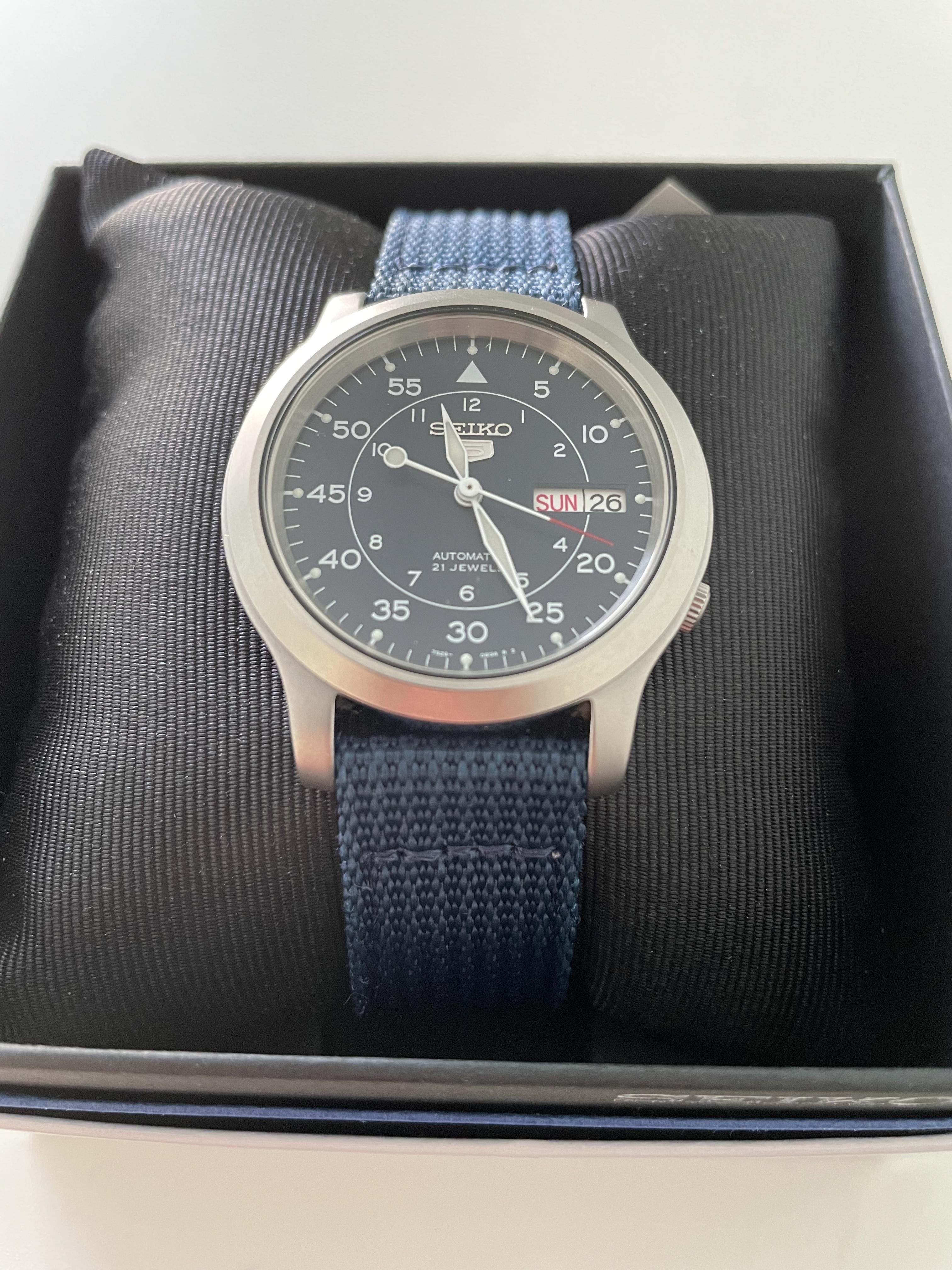 [WTS] Seiko 5 Blue Dial SNK807 | WatchCharts Marketplace