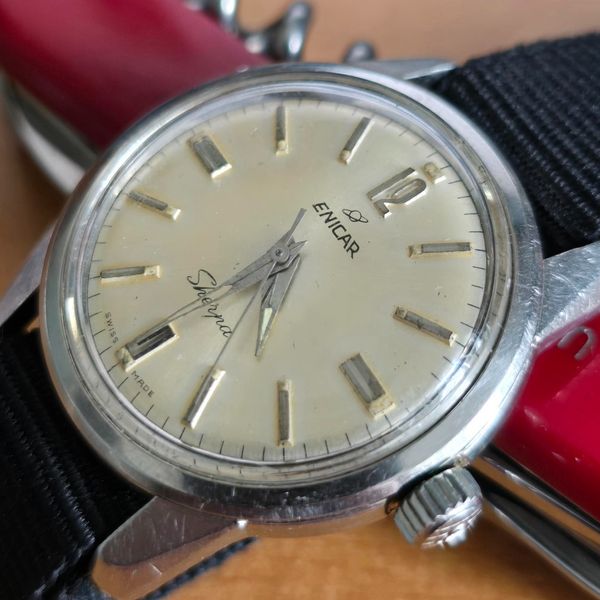 Enicar Sherpa 600 seapearl compressor watch rare model no date Manual ...