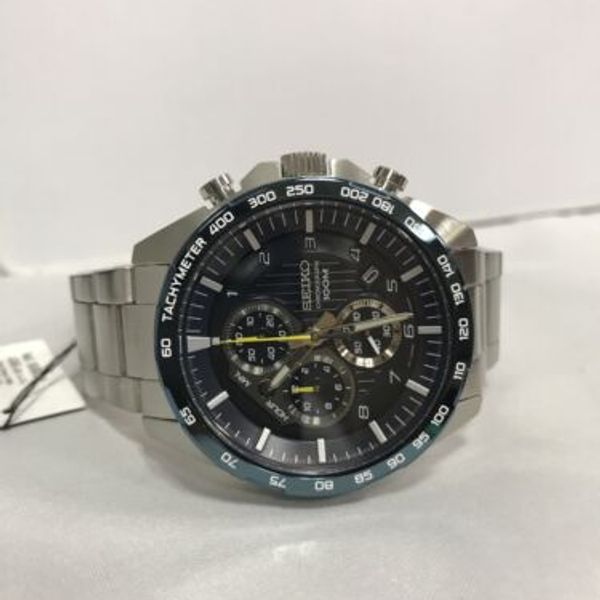 Seiko Men's Stainless Steel ESSENTIALS Chronograph Watch - SSB321 MSRP ...