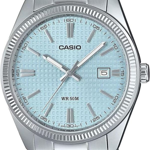 Reloj Casio Collection Acero Color Azul Mtp-1302pe-2avef | WatchCharts ...