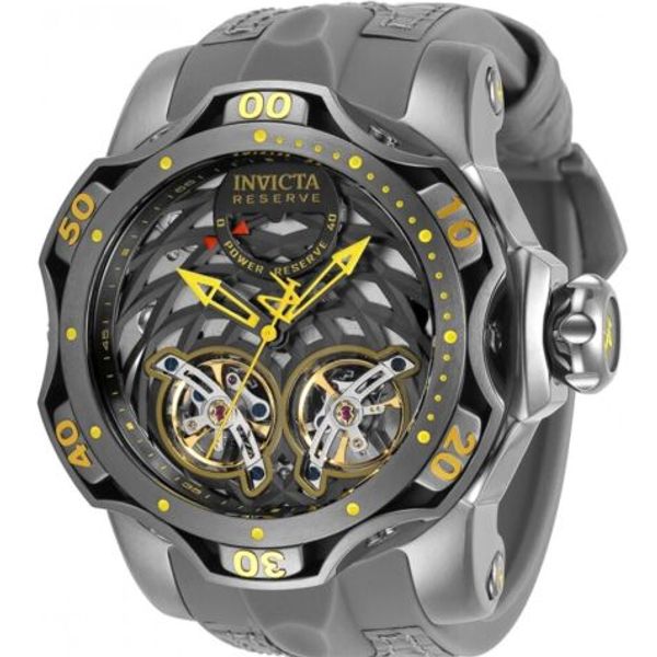 Invicta Reserve Venom Men's 52mm Double Open Heart Automatic Watch ...