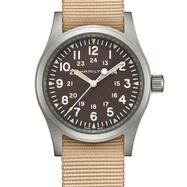 Hamilton Khaki Field Mechanical 38 Brown (H69439901) Market Price ...