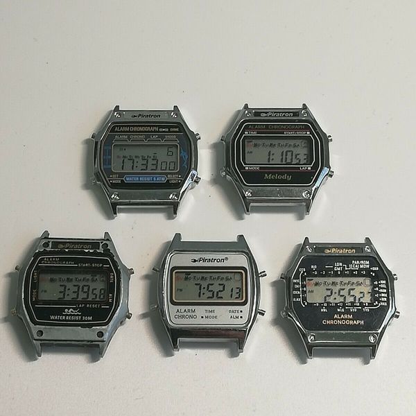 Watch vintage LCD digital, PIRATRON alarm, work | WatchCharts Marketplace