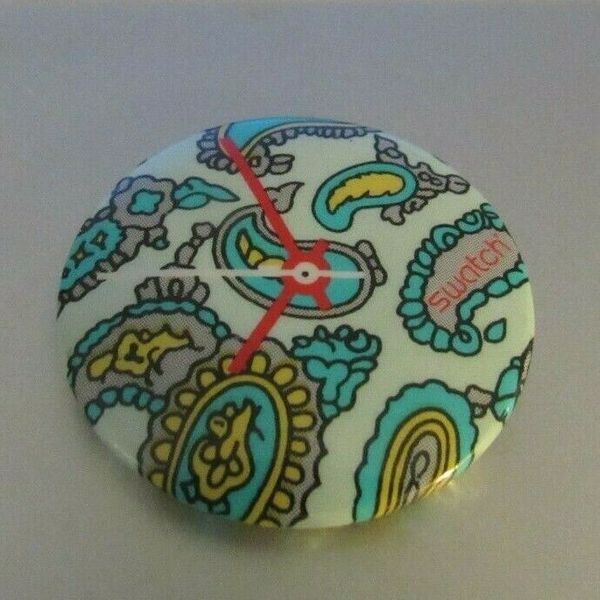 Rare Vintage Swatch Watch Advertising Button HTF Design | WatchCharts