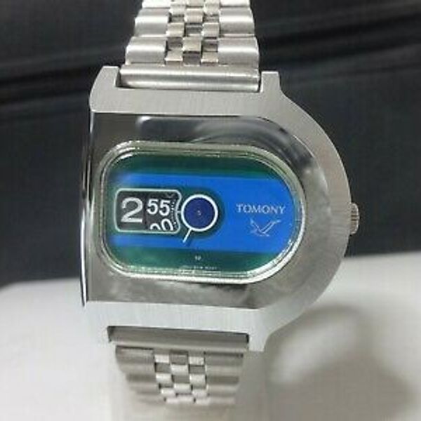 Vintage 1970's SEIKO mechanical digital watch [TOMONY Sea Gull] 5018 ...