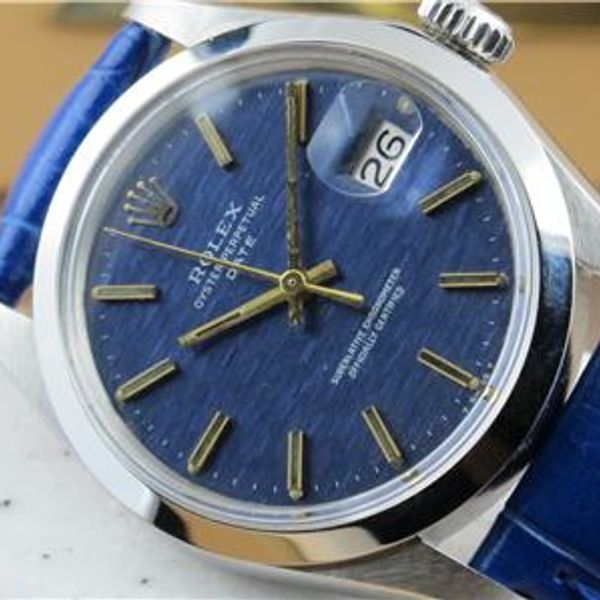 For Sale Rolex 1500 Original Blue Wave Dial! | WatchCharts Marketplace
