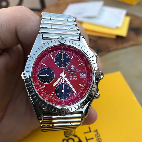 SOLD: Breitling Red Arrows Chronomat - Limited Edition - Complete ...