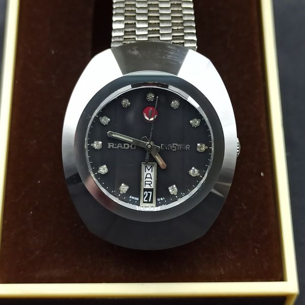 LUXURY DARK SKY DIAL RADO WATCH DIASTAR MODEL AUTOMATIC MOVEMENT 70s ...