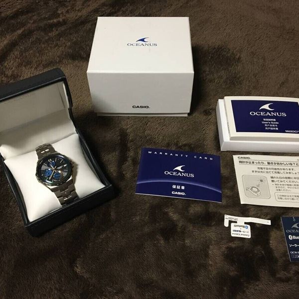 CASIO Oceanus 15th Anniversary Model OCW-S5000C-1AJF Limited Watch W ...