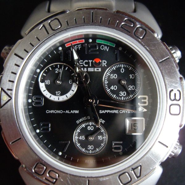 FS: Sector 450 Chronograph Alarm Dive Watch | WatchCharts Marketplace