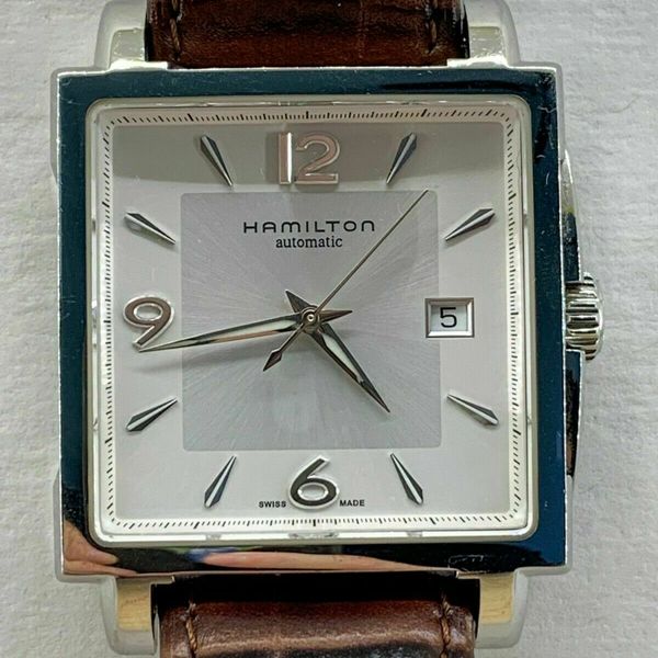 Hamilton Jazzmaster Square Mens Automatic Watch H324150 | WatchCharts ...