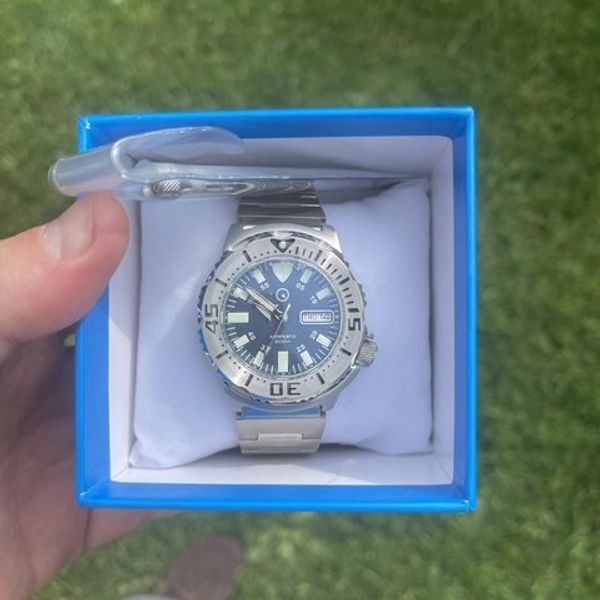 Island Watch Islander Blue [ Seiko Monster [ Automatic Watch, Sapphire ...