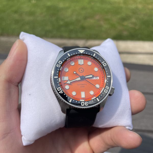 [$145 USD] Islander ISL-07 Orange Dial SKX Homage | WatchCharts Marketplace