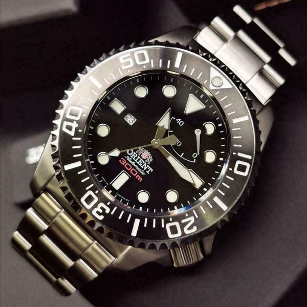 Orient Pro Saturation Diver 300m Black Automatic Watch SEL02002B0 ...