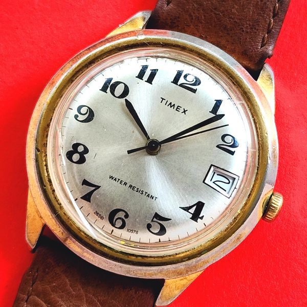 Timex Mechanical Watch Date Movement Vintage 2656110578 For Repair ...