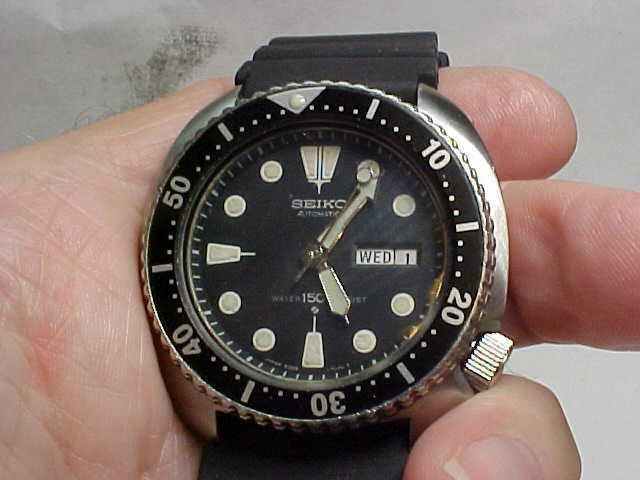 NICE VINTAGE SEIKO TURTLE BACK DIVERS WATCH MODEL 6309-7049 GREAT SHAPE RUNS GRE | WatchCharts ...