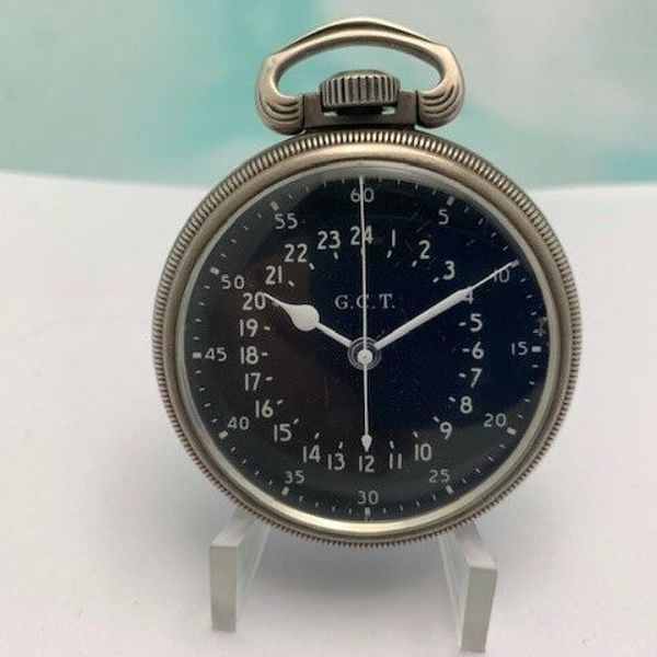 Vintage WWII Hamilton Navigation Master Pocket Watch GCT 4992b 22 Jewel ...